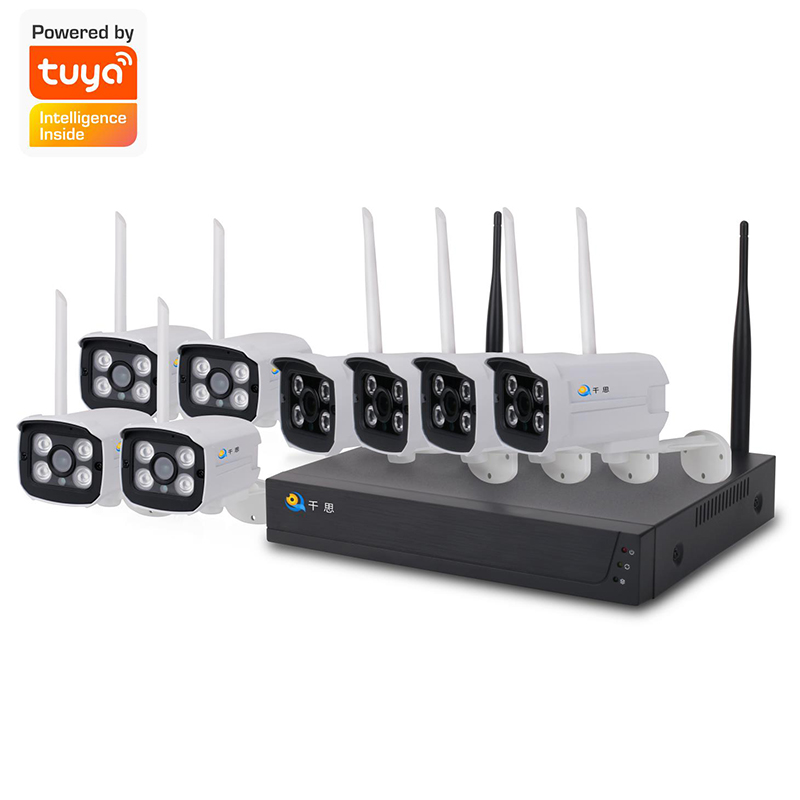 China Tuya 4CH 8CH WIFI camera and NVR kit factory and suppliers | Quanxi