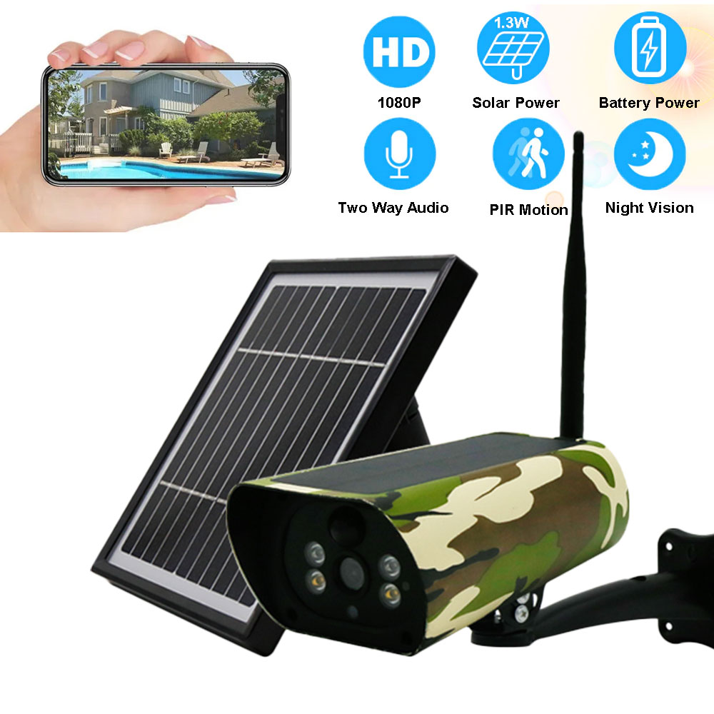 China 2MP/4MP 4G&Wifi Camouflage Solar Bullet Camera factory and ...